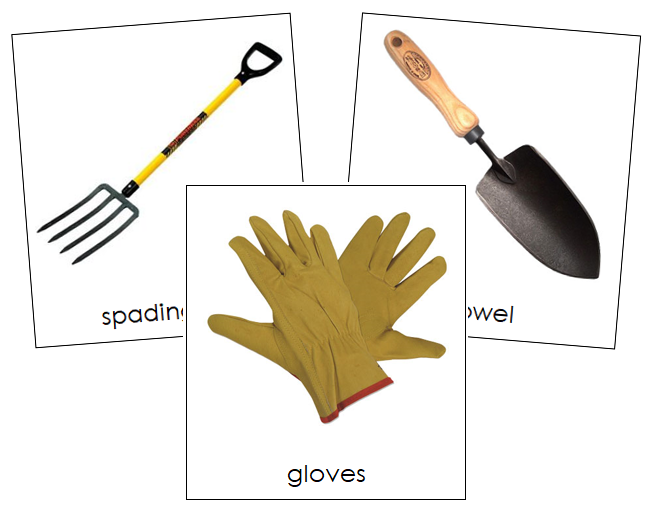 Garden Tools - Montessori Print Shop FREE Download
