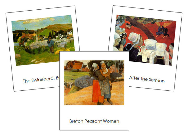 Paul Gauguin Art Cards - Montessori Print Shop