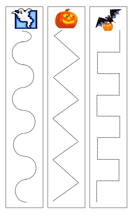 Halloween Cutting Work - Montessori Print Shop