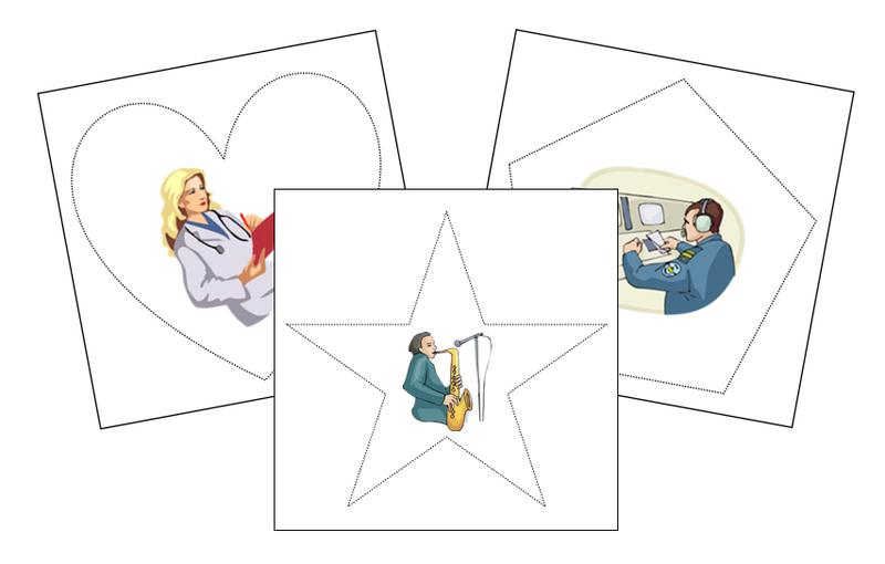 Jobs Cutting Work - Montessori Print Shop