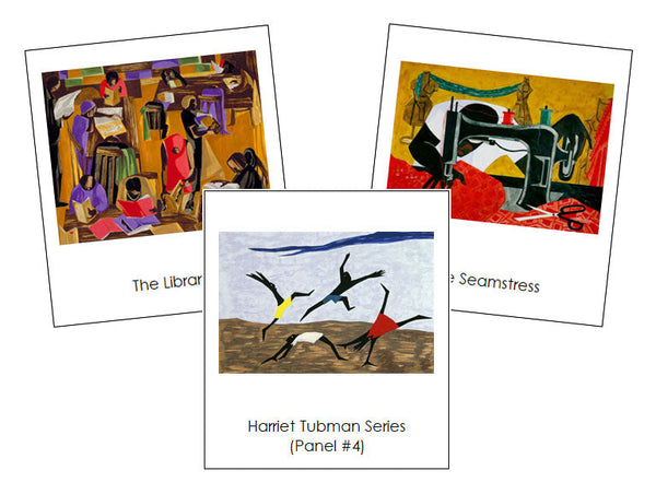 Jacob Lawrence Art Cards - Montessori Print Shop