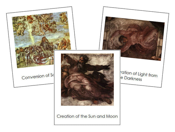Michelangelo Art Cards - Montessori Print Shop