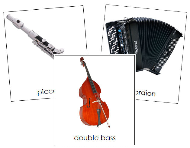 Musical Instruments (Set 2) - Montessori Print Shop