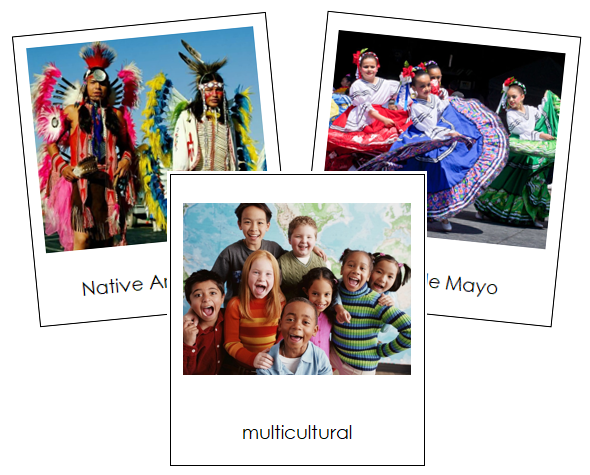 North American Culture Cards - Montessori Print Shop