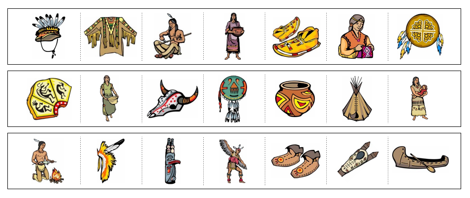 Native American Cutting Work - Montessori Digital Download - Montessori ...