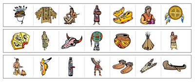 Native American Cutting Work - Montessori Print Shop