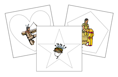Native American Cutting Work - Montessori Digital Download - Montessori ...