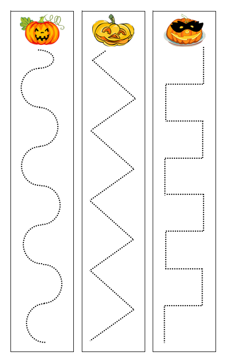 Pumpkins Cutting Work - Montessori Digital Download - Montessori Print Shop