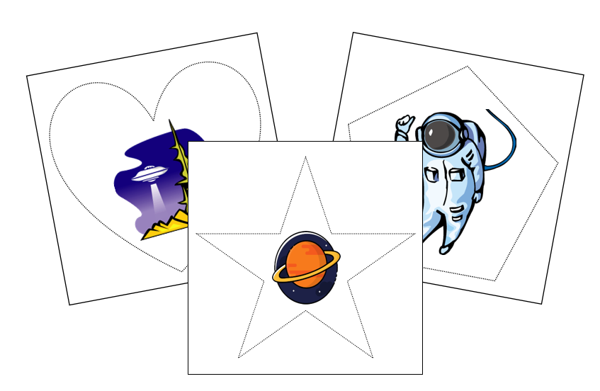 Space Cutting Work - Montessori Print Shop