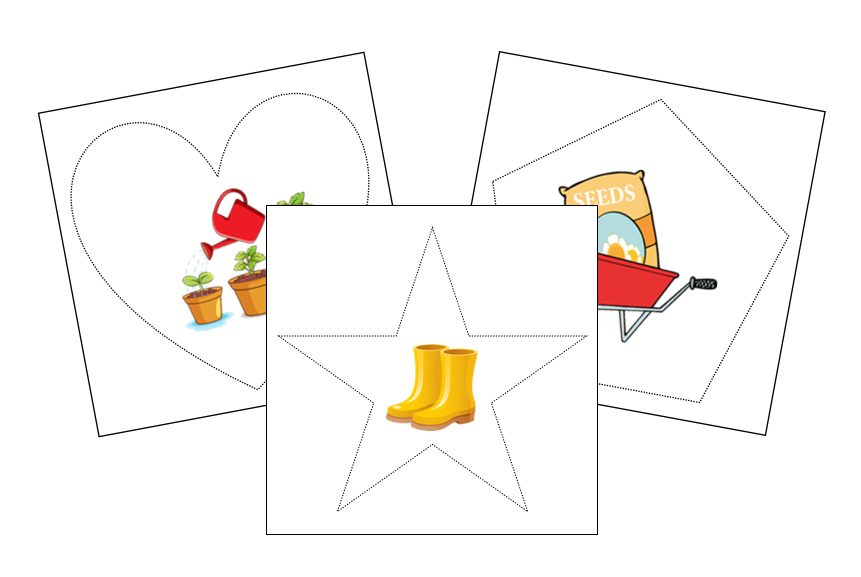 Spring Cutting Work - Montessori Print Shop