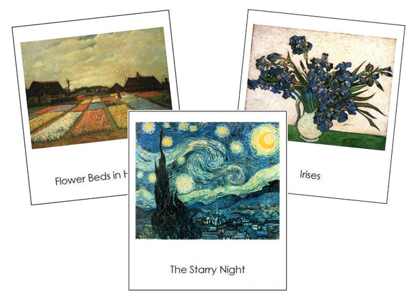 Vincent van Gogh Art Cards - Montessori Print Shop