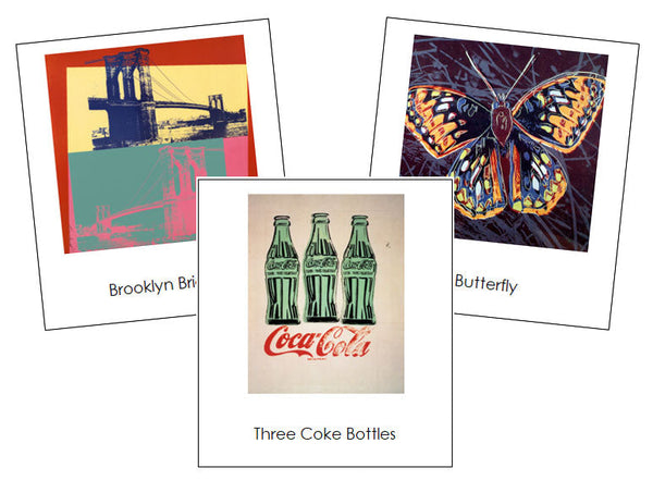 Andy Warhol Art Cards - Montessori Print Shop