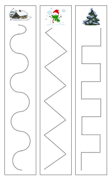 Winter Cutting Work - Montessori Print Shop